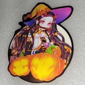 Wall Decor | 315 Witch Nezuko Holographic Lenticular Anime Decal ...